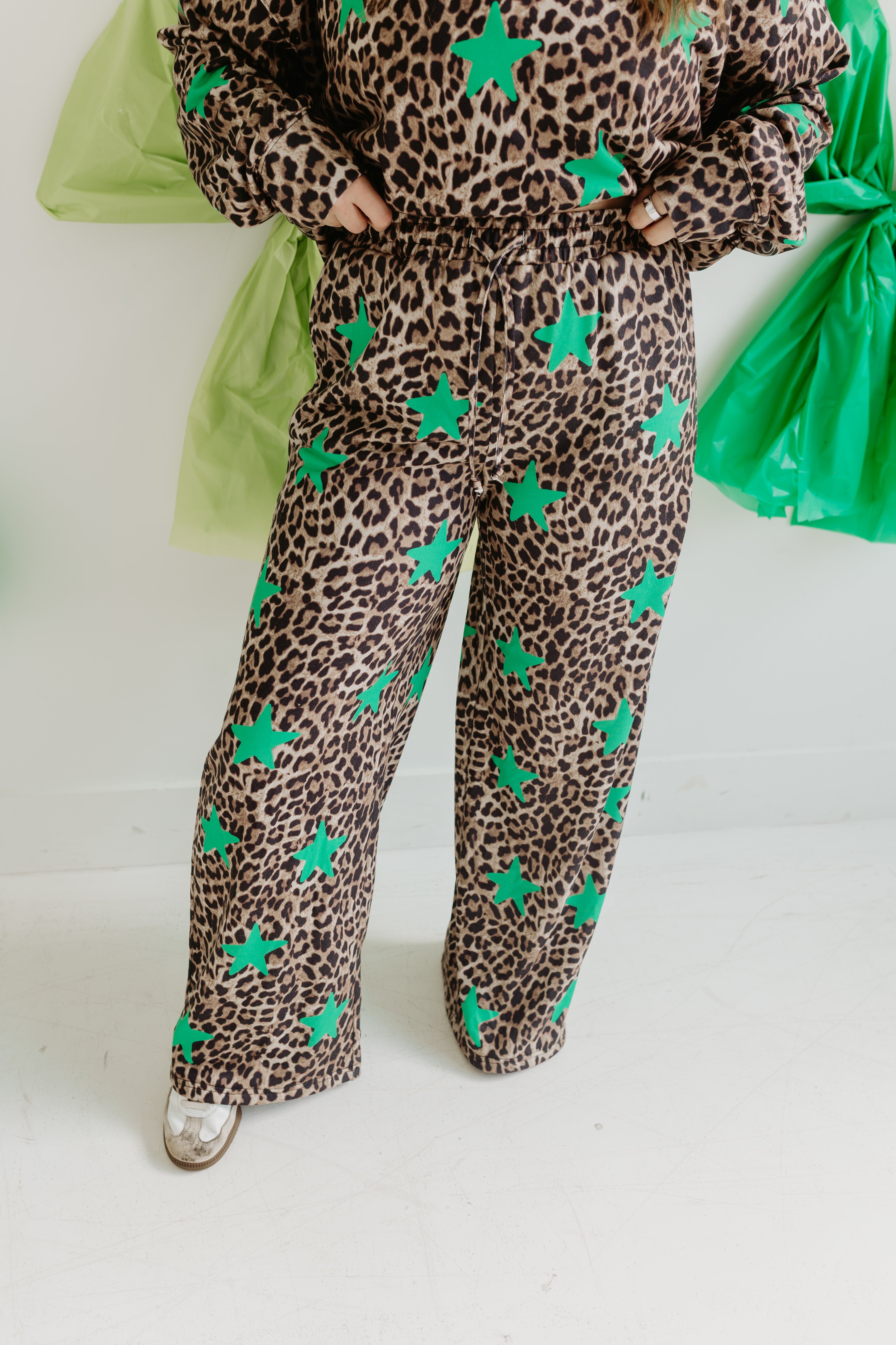The Green Star Leopard PANTS – Bourbon & Belles Boutique