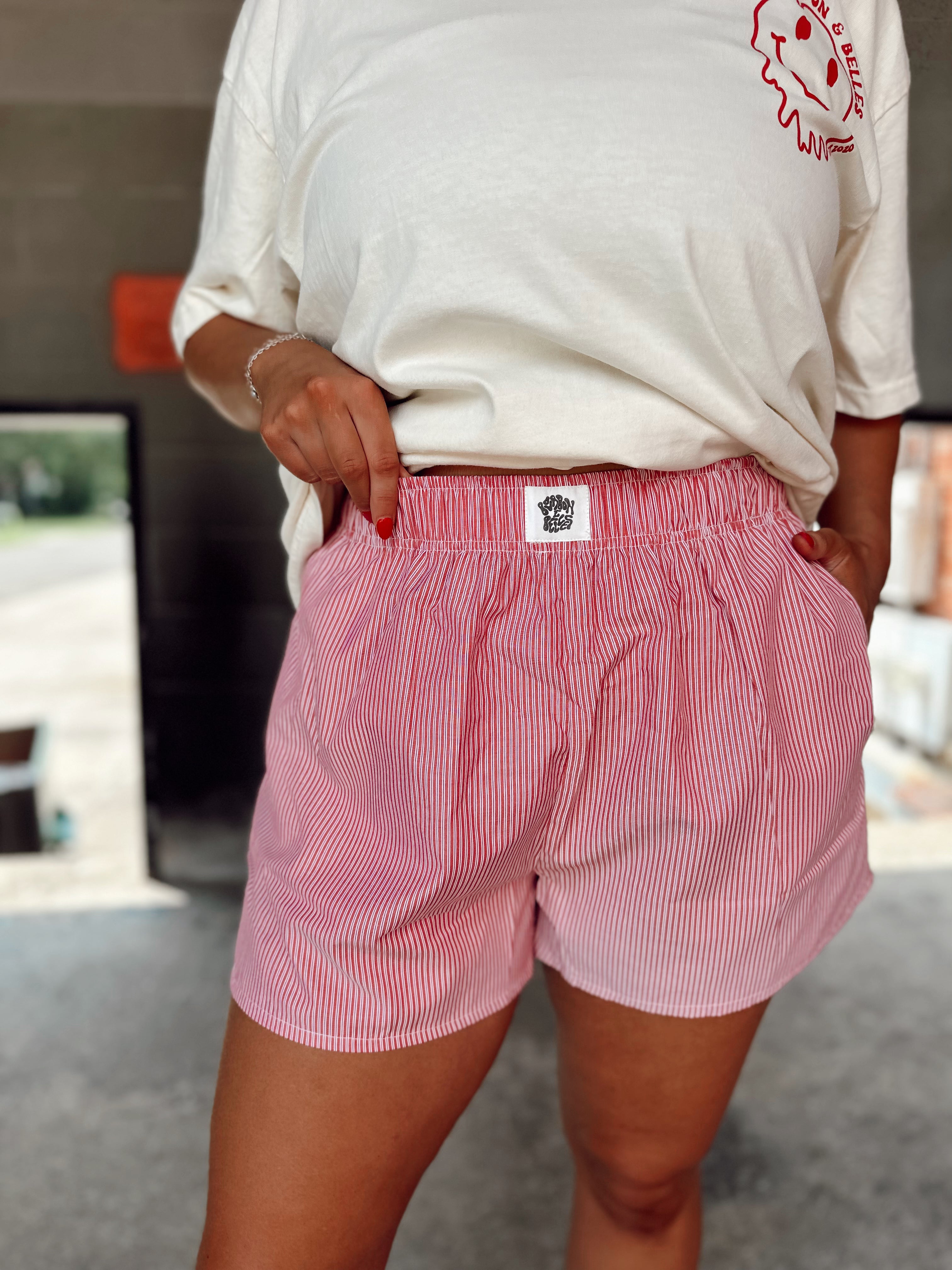 B&B BOXERS (RED) – Bourbon & Belles Boutique